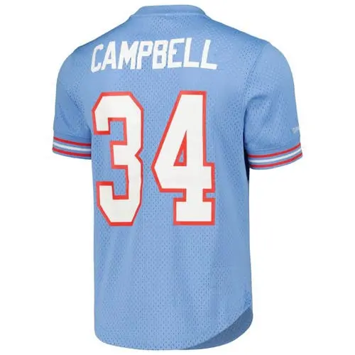 Mitchell & Ness Earl Campbell Houston Oilers Retired Player Mesh Top