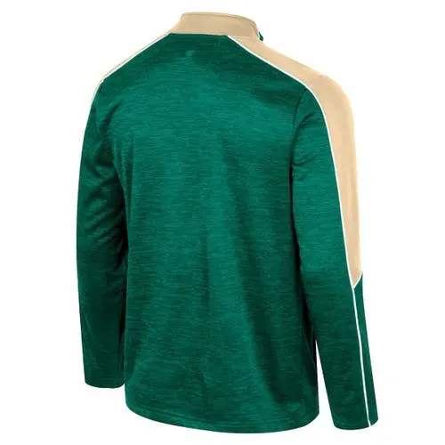COLOSSEUM Colorado State Rams Marled Half-zip Jacket