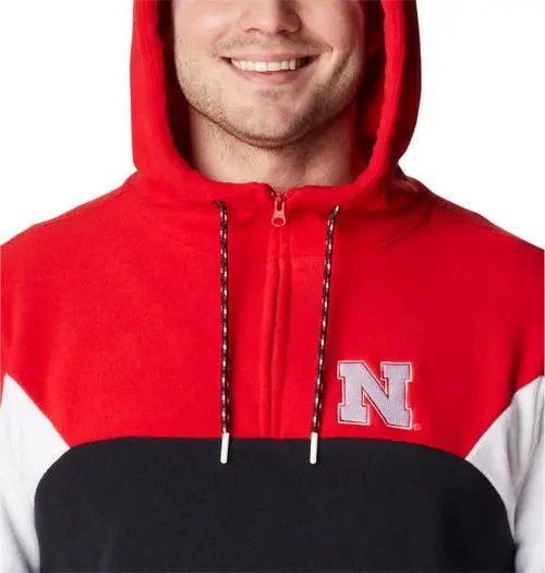 Columbia Nebraska Huskers Lodge Quarter-zip Hoodie