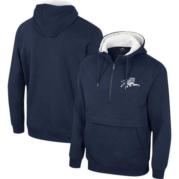 COLOSSEUM Jackson State Tigers Team Half-zip Pullover Hoodie