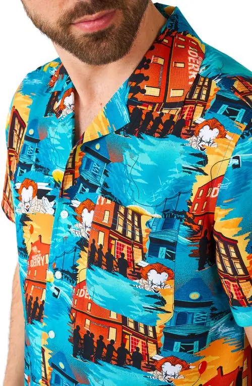 Opposuits It Short Sleeve Button-up Camp Shirt