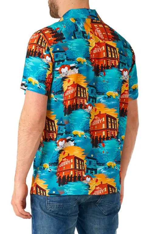 Opposuits It Short Sleeve Button-up Camp Shirt