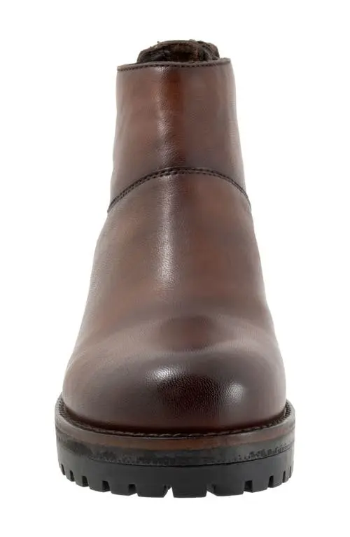 Softwalk Elmhurst Leather Bootie - Dark Brown