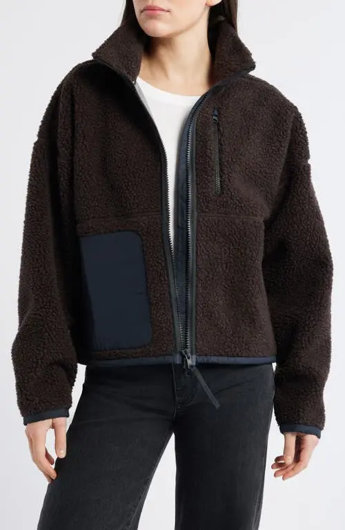 Canada Goose Simcoe Wool-blend Fleece Jacket - Terra