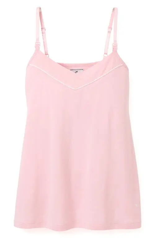 PETITE PLUME Luxe Pima Cotton Maternity/nursing Camisole - Pink