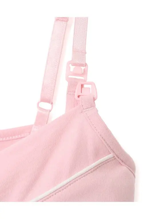 PETITE PLUME Luxe Pima Cotton Maternity/nursing Camisole - Pink