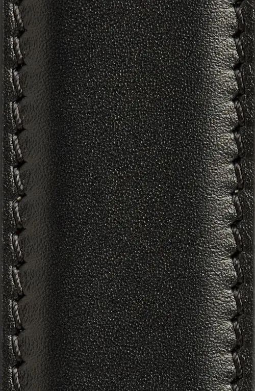 Khaite Lucca Leather Belt - Black
