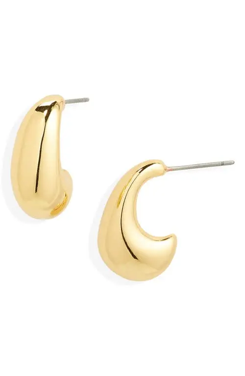 Lele Sadoughi Dome Mini Hoop Earrings - Gold