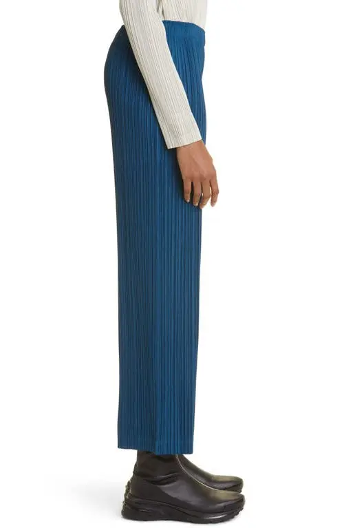 Issey Miyake Thicker Bottoms Pleated Crop Pants