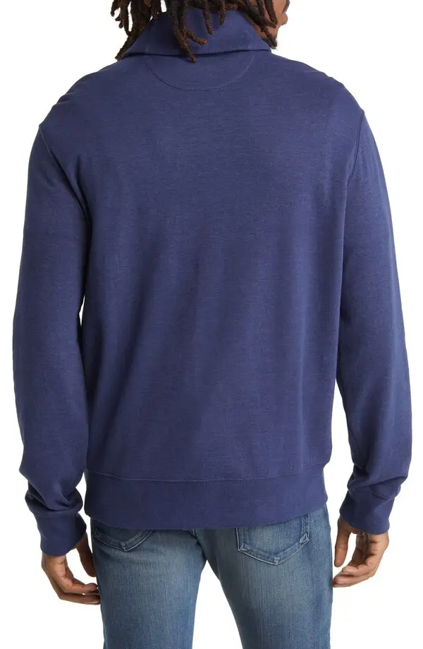 Ralph Lauren Shawl Collar Double Knit Jersey Pullover