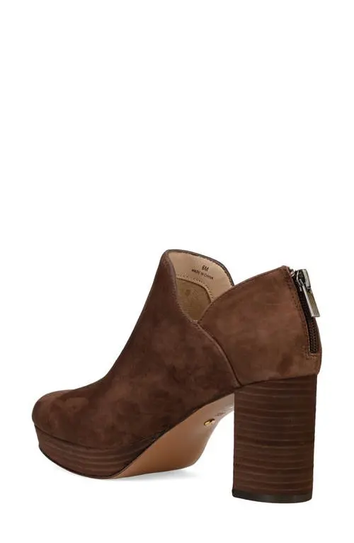 Pelle Moda Lesia Platform Bootie - Dark Oak