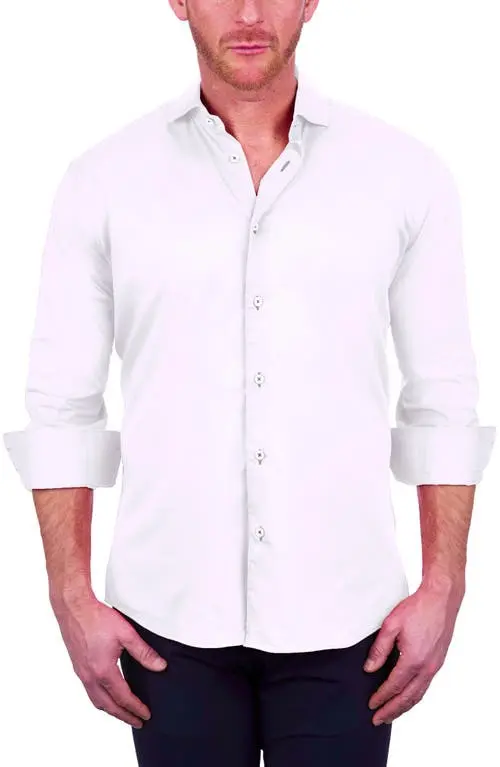 MACEOO Einstein Stretch Cotton-blend Button-up Shirt