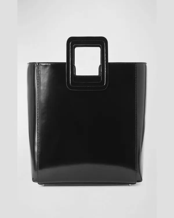 Staud Shirley Leather Top Handle Bag