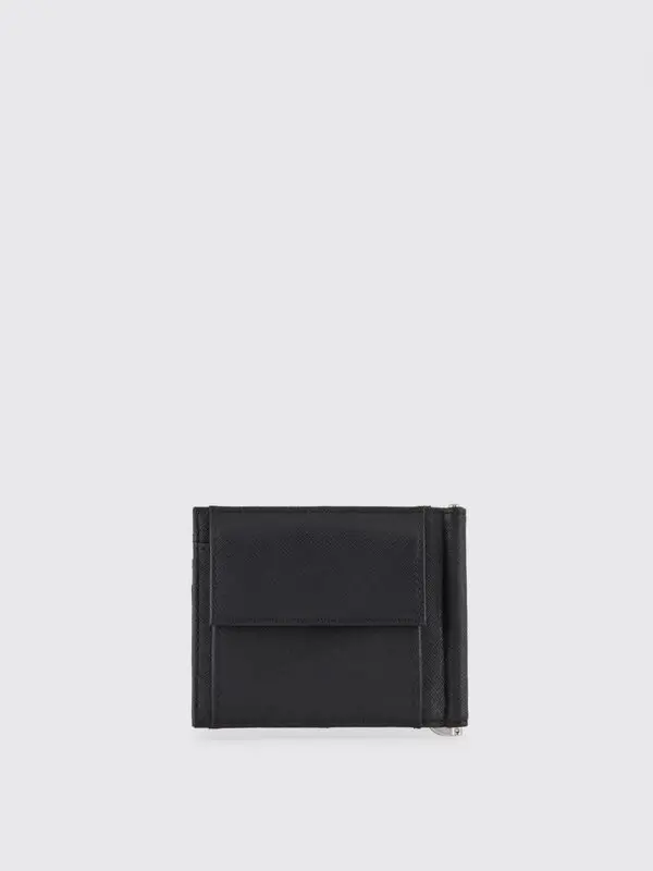 Emporio Armani Saffiano Faux Leather Wallet