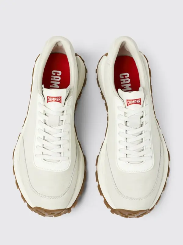 Camper Drift Trail Vibram Leather Sneakers - White