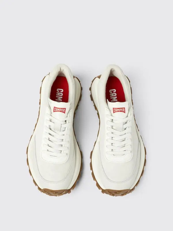 Camper Drift Trail Vibram Leather Sneakers - White
