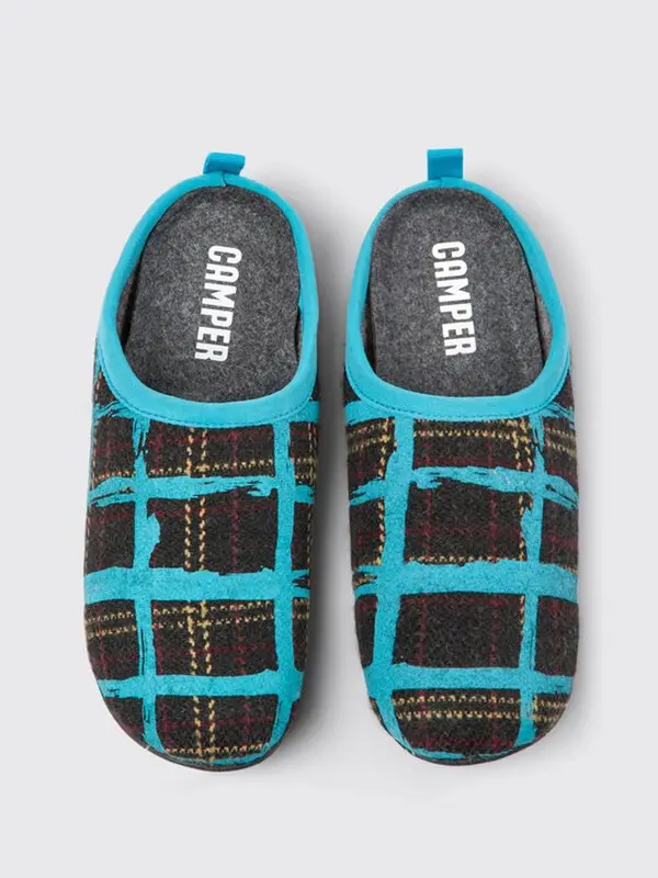 Camper Wabi Sabots In Recycled Wool - Multicolor