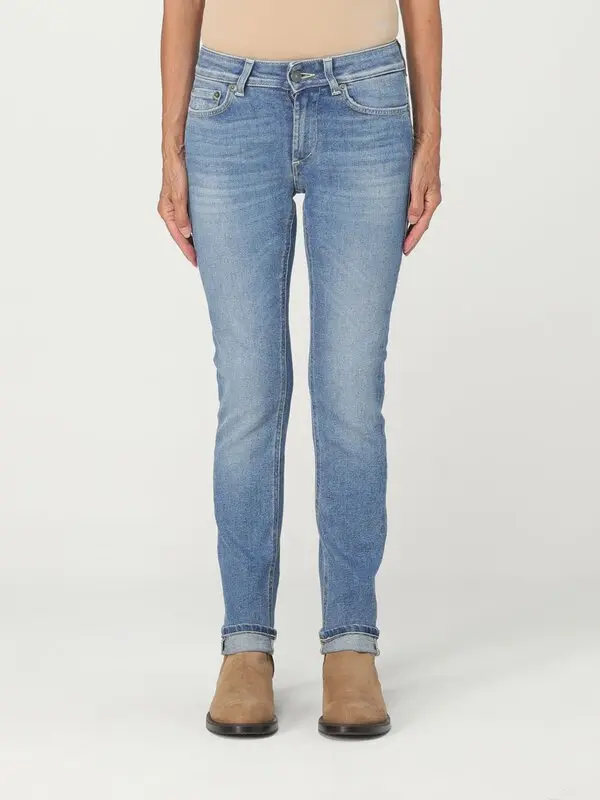 DONDUP Stretch Cotton Denim Jeans - Blue
