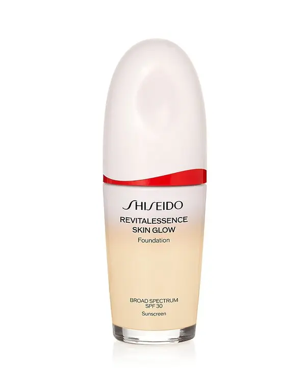 SHISEIDO Revitalessence Skin Glow Foundation 1 Oz - Alabaster - Balanced Tone For Fairest Sk