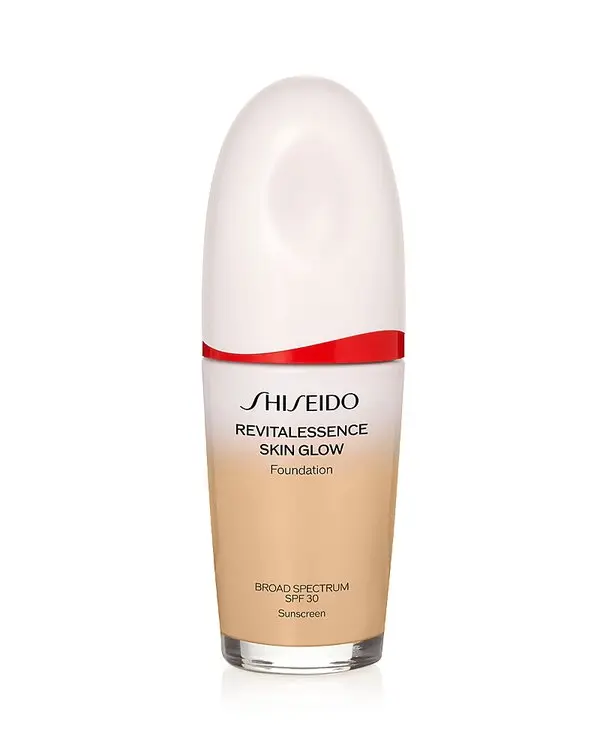 SHISEIDO Revitalessence Skin Glow Foundation 1 Oz - Bamboo - Golden Tone For Medium Skin