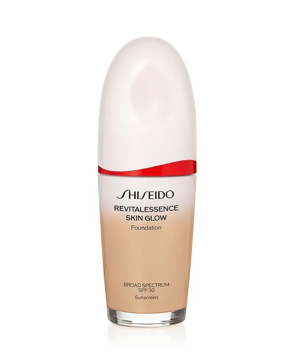 SHISEIDO Revitalessence Skin Glow Foundation 1 Oz - Cashmere - Balanced Tone For Light-mediu