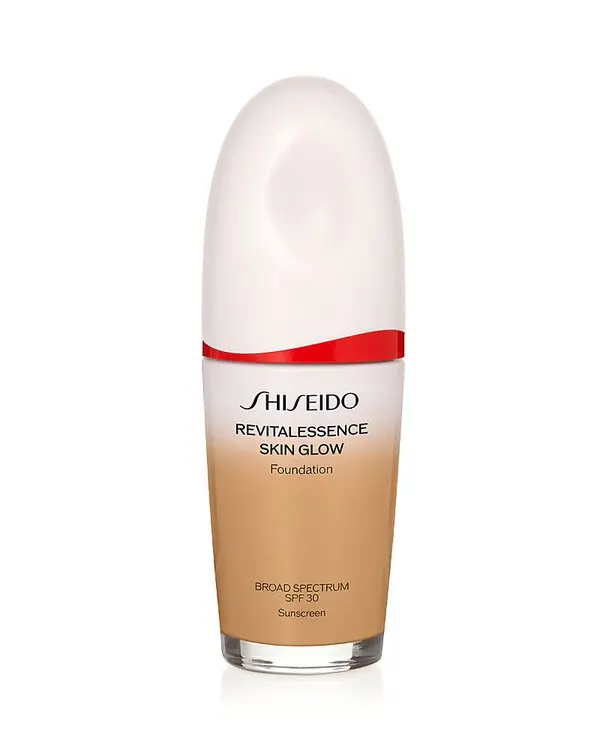 SHISEIDO Revitalessence Skin Glow Foundation 1 Oz - Maple - Balanced Tone For Medium-tan Ski