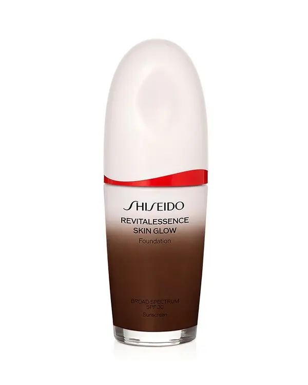 SHISEIDO Revitalessence Skin Glow Foundation 1 Oz - Obsidian - Richest Balanced Tone For Dee
