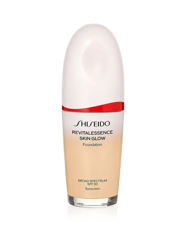 SHISEIDO Revitalessence Skin Glow Foundation 1 Oz - Porcelain - Balanced With A Slight Rose