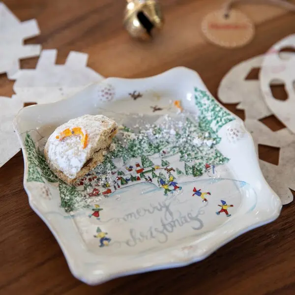 JULISKA Berry & Thread North Pole Merry Christmas Trinket Tray
