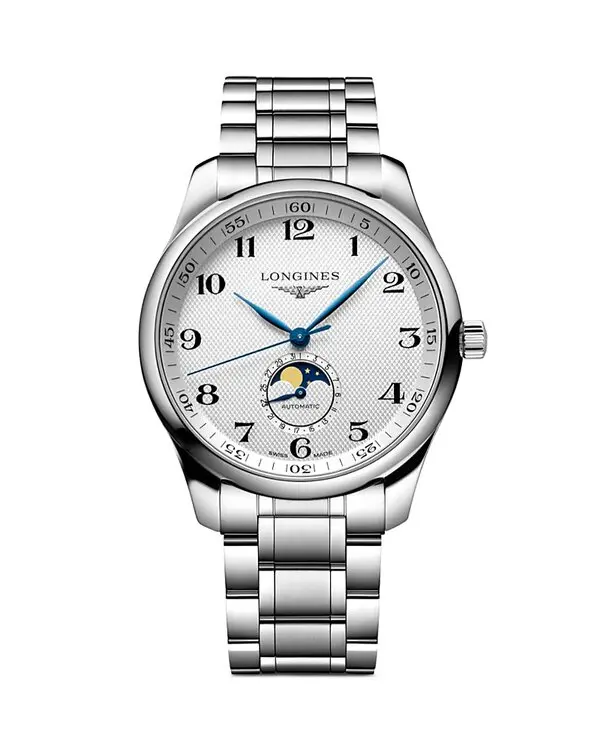 LONGINES Master 42mm Watch - Silver