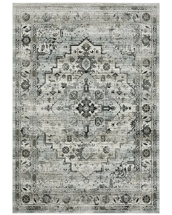ORIENTAL WEAVERS Gemini 020z2 Area Rug, 7'10 X 10'10 - Gray/blue
