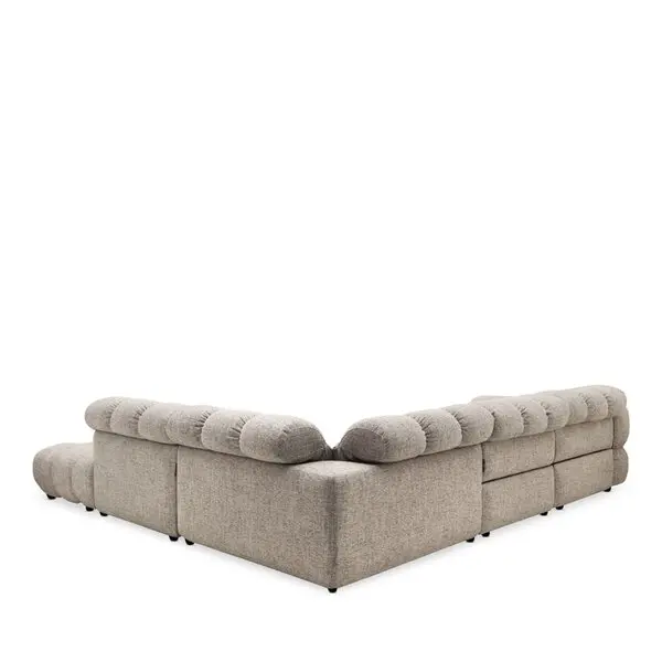 CHATEAU D'AX Marcella 5 Piece Power Sectional - X Grey