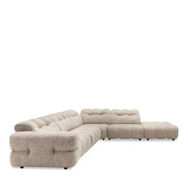 CHATEAU D'AX Marcella 5 Piece Power Sectional - X Grey