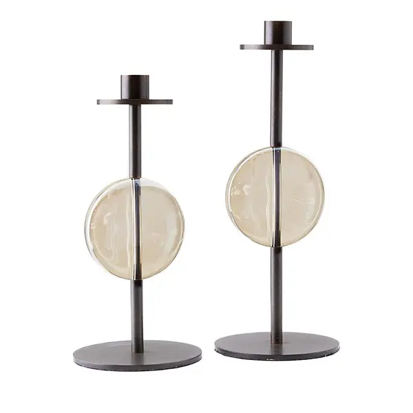 ARTERIORS Terrell Candleholders, Set Of 2 - Black