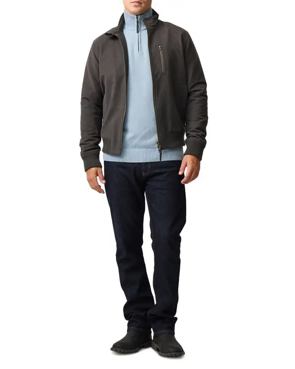 Rodd & Gunn Merrick Bay Quarter-zip Sweater - Glacier