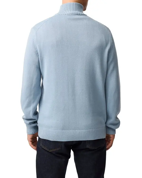Rodd & Gunn Merrick Bay Quarter-zip Sweater - Glacier