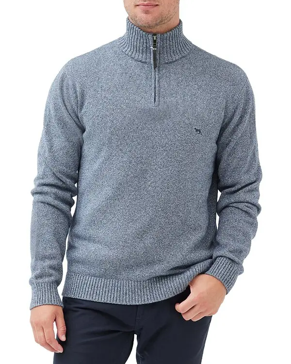 Rodd & Gunn Merrick Bay Quarter-zip Sweater - Indigo