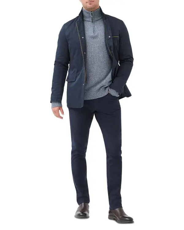 Rodd & Gunn Merrick Bay Quarter-zip Sweater - Indigo