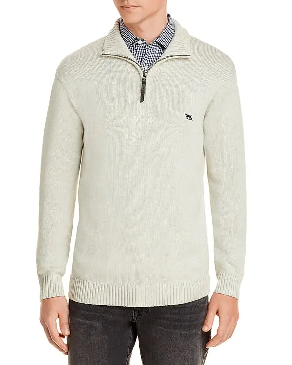 Rodd & Gunn Merrick Bay Quarter-zip Sweater - Ink
