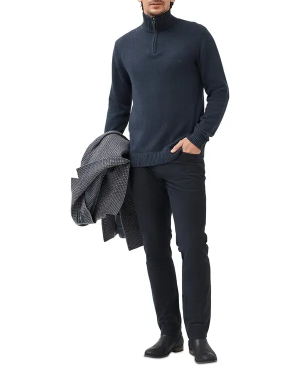 Rodd & Gunn Merrick Bay Quarter-zip Sweater - Ink