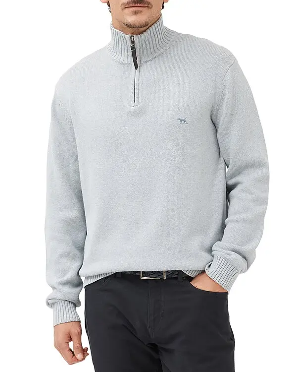 Rodd & Gunn Merrick Bay Quarter-zip Sweater - Sky