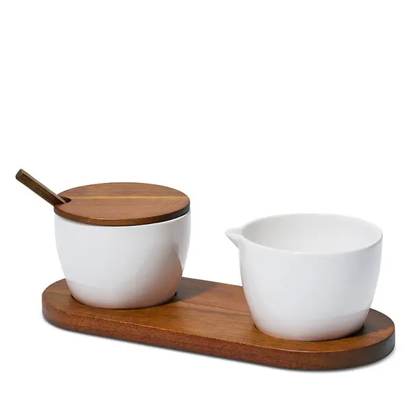 NAMBE Duets Sugar And Creamer Set - Brown