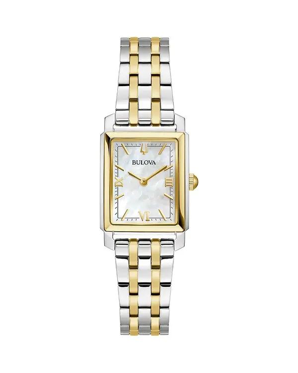 Bulova Classic Sutton Two Tone Watch - Silver/two-tone