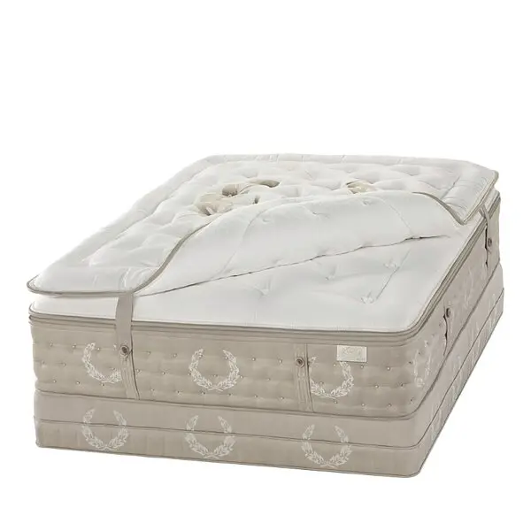 KLUFT Palais Champagne Luxury Mattress Topper Queen Exclusive - White