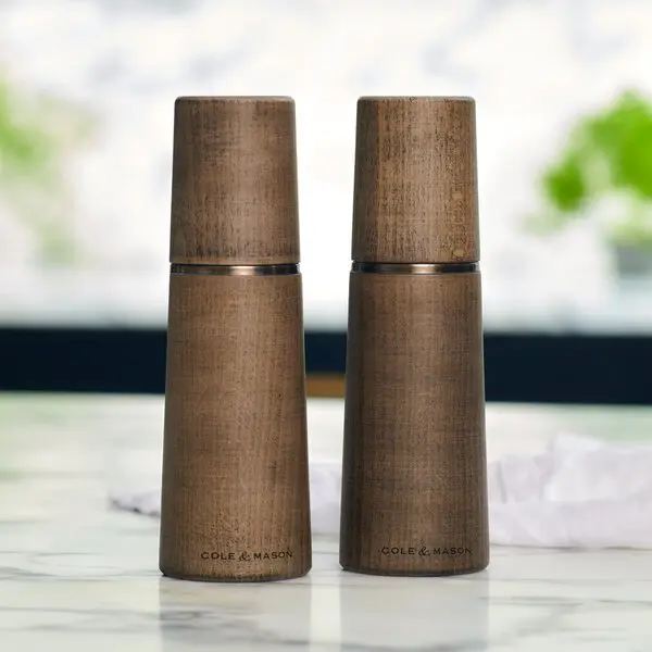 COLE & MASON Marlow Beech Wood Salt And Pepper Mills