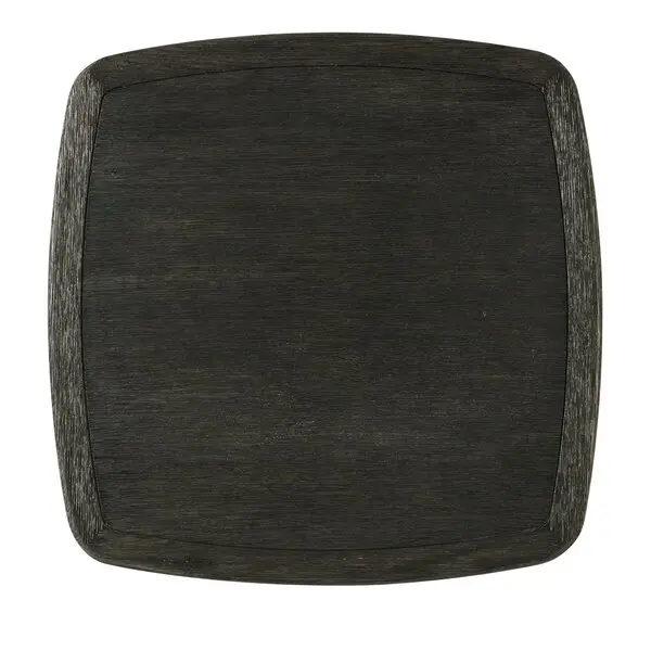 THEODORE ALEXANDER Repose Square Side Table - Charcoal Oak