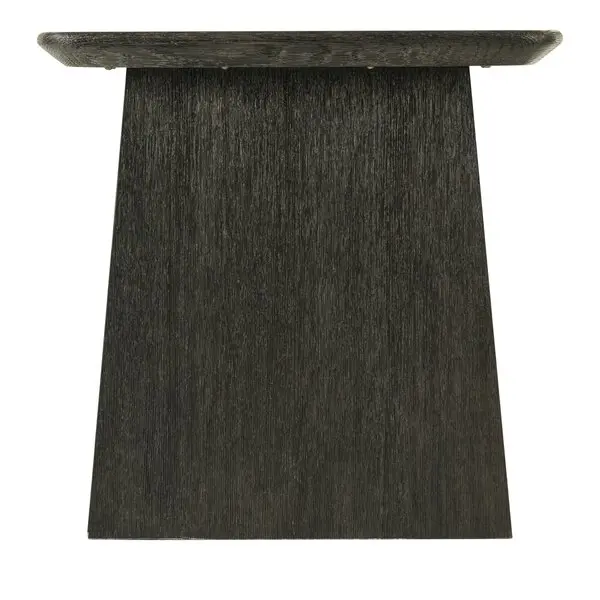 THEODORE ALEXANDER Repose Square Side Table - Charcoal Oak