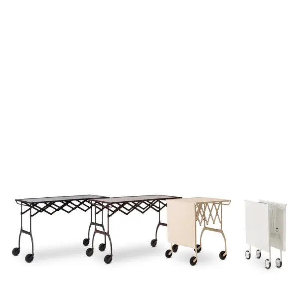KARTELL Battista Mat Folding Trolley - Black