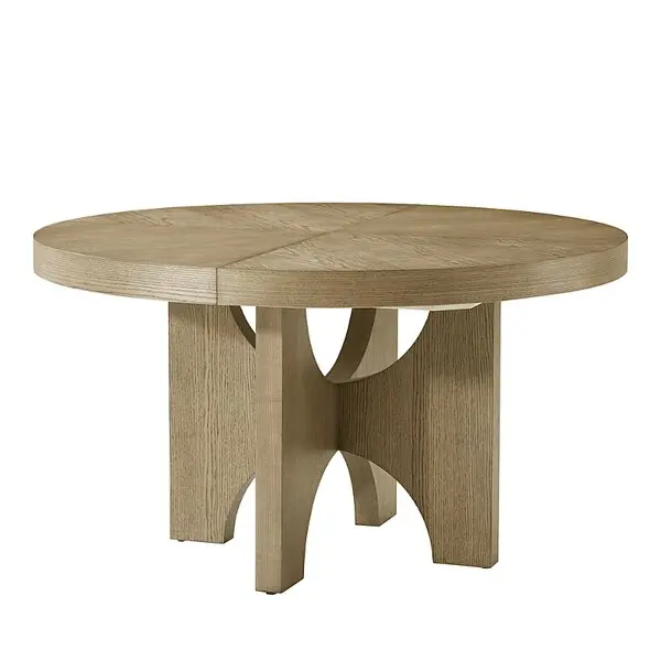 THEODORE ALEXANDER Catalina Extending Round Dining Table - Dune