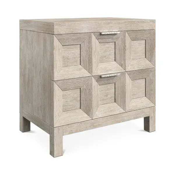 BERNHARDT Prado Small Nightstand - Gray
